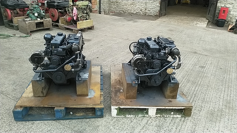 Perkins - Perkins 4108 51hp Marine Diesel Engine (PAIR AVAILABLE) For ...
