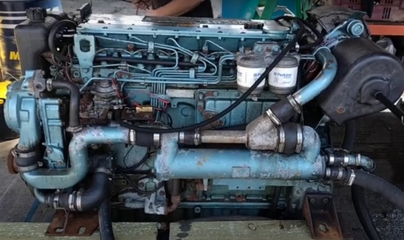 Perkins - Perkins Sabre M225TI 225hp Bobtail Marine Diesel Engine For ...