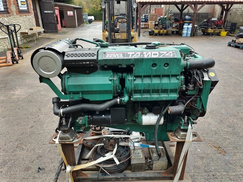 Volvo - Volvo Penta TAMD74A 247hp Bobtail Marine Diesel Engine For Sale ...